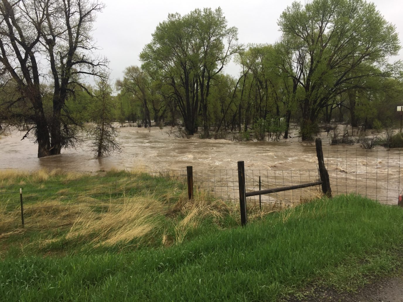 Augusta flood update: Floodwaters holding steady, bridge damaged